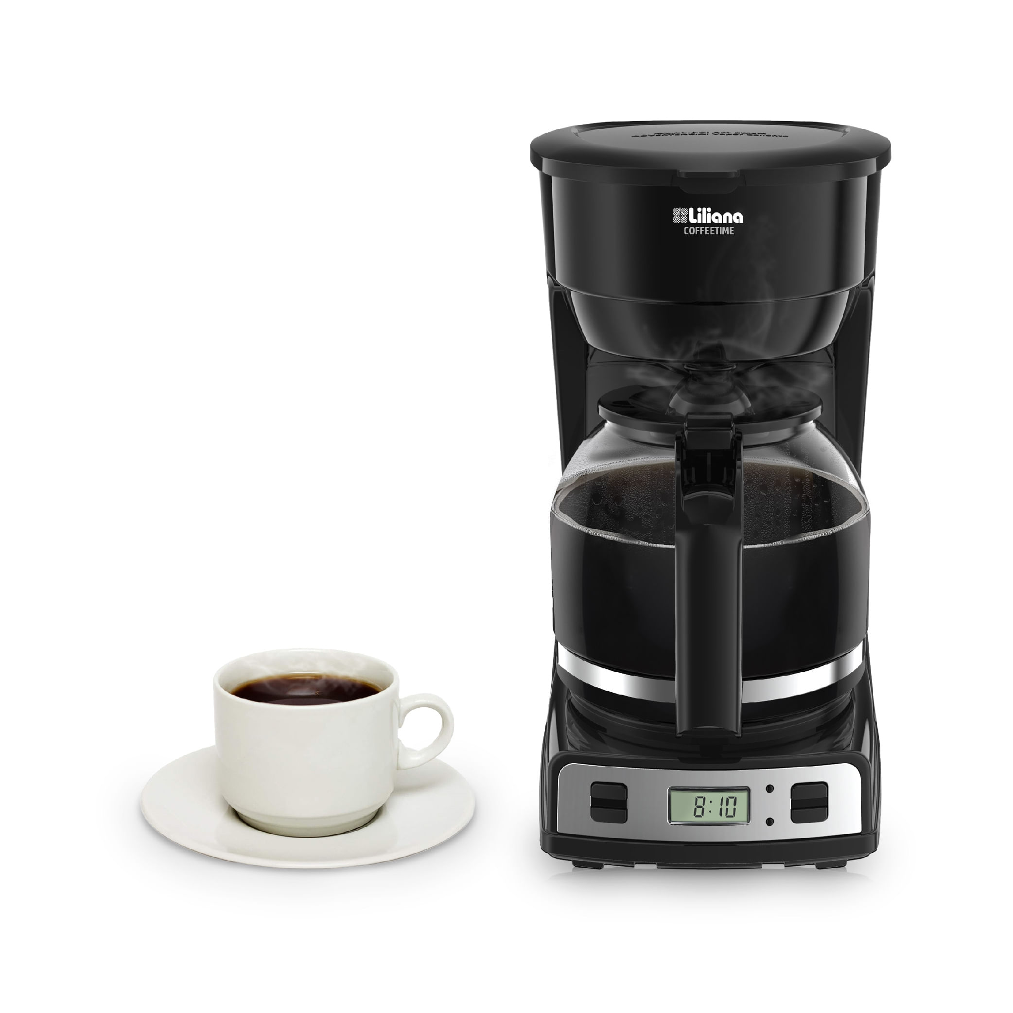 Cafetera de filtro Liliana Coffeetime 1.8L AC931 Negra